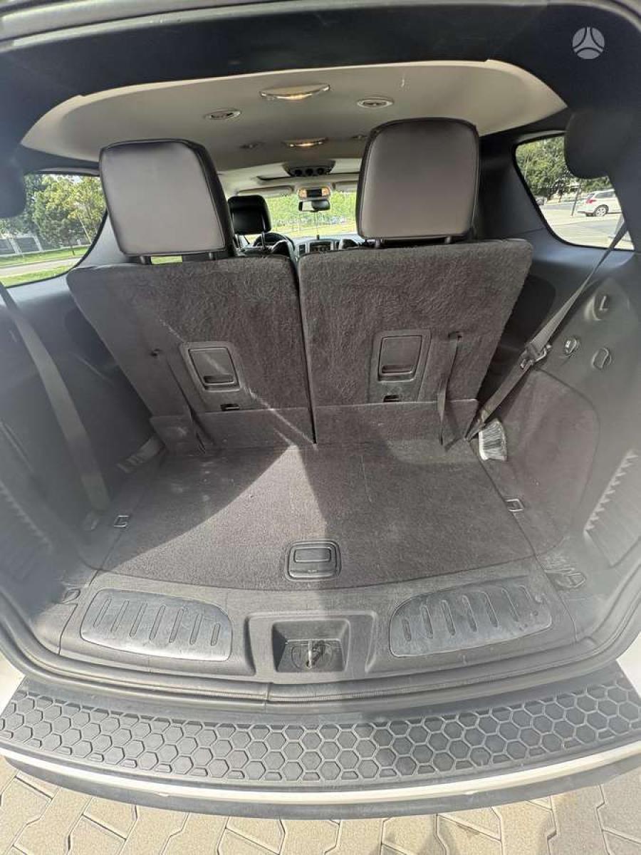White Dodge Durango 2015 in Siauliai, with an engine capacity of 3.60 L and mileage of 221 thousand km for 13850 €, photo 27 on AUTOMOTO.COM.LV