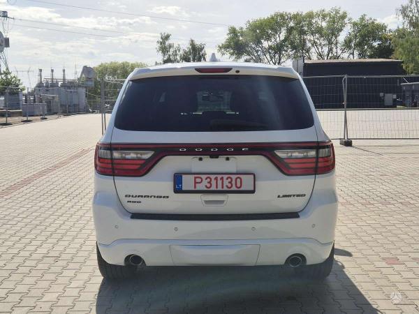 White Dodge Durango 2015 in Siauliai, with an engine capacity of 3.60 L and mileage of 158 thousand km for 14300 €, photo 8 on AUTOMOTO.COM.LV
