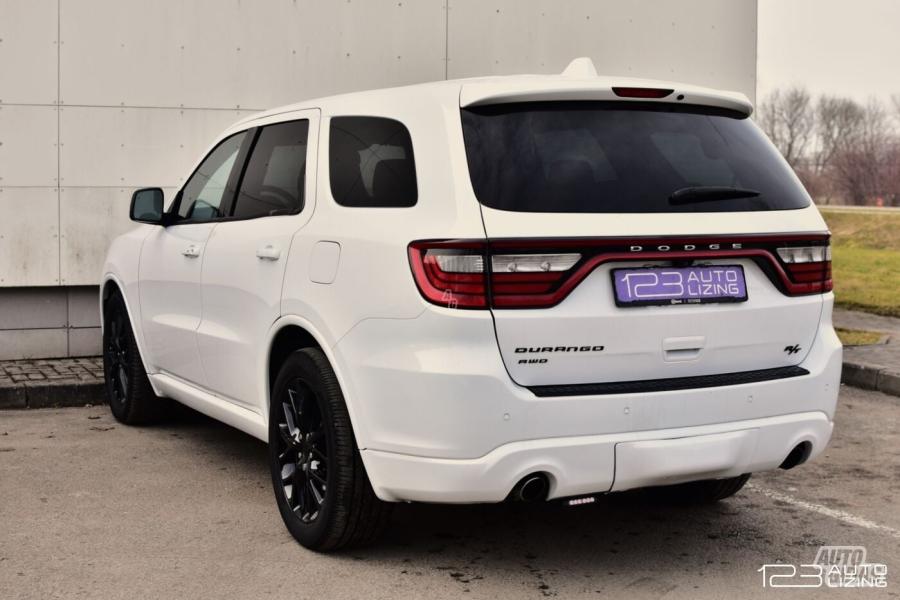 White Dodge Durango 2016 in Kretinga, with an engine capacity of 5.70 L and mileage of 199 thousand km for 19999 €, photo 7 on AUTOMOTO.COM.LV