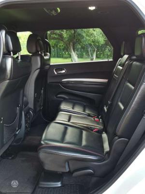White Dodge Durango 2016 in Siauliai, with an engine capacity of 5.70 L and mileage of 187 thousand km for 16999 €, photo 9 on AUTOMOTO.COM.LV