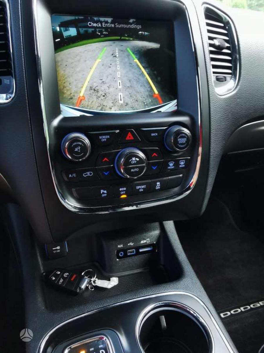 White Dodge Durango 2016 in Siauliai, with an engine capacity of 5.70 L and mileage of 187 thousand km for 16999 €, photo 12 on AUTOMOTO.COM.LV