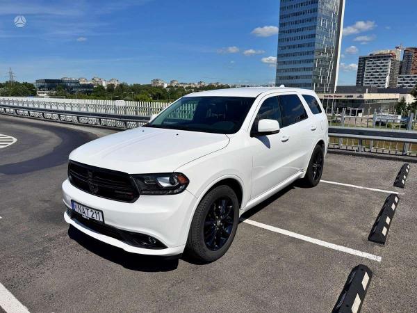 White Dodge Durango 2017 in Vilnius, with an engine capacity of 3.60 L and mileage of 195 thousand km for 15900 €, photo 3 on AUTOMOTO.COM.LV