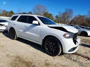White Dodge Durango 2017 in Siauliai, with an engine capacity of 3.60 L and mileage of 129 thousand km for 10300 €, photo 3 on AUTOMOTO.COM.LV