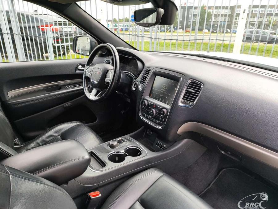 White Dodge Durango 2017 in Klaipeda, with an engine capacity of 3.60 L and mileage of 189 thousand km for 12900 €, photo 10 on AUTOMOTO.COM.LV