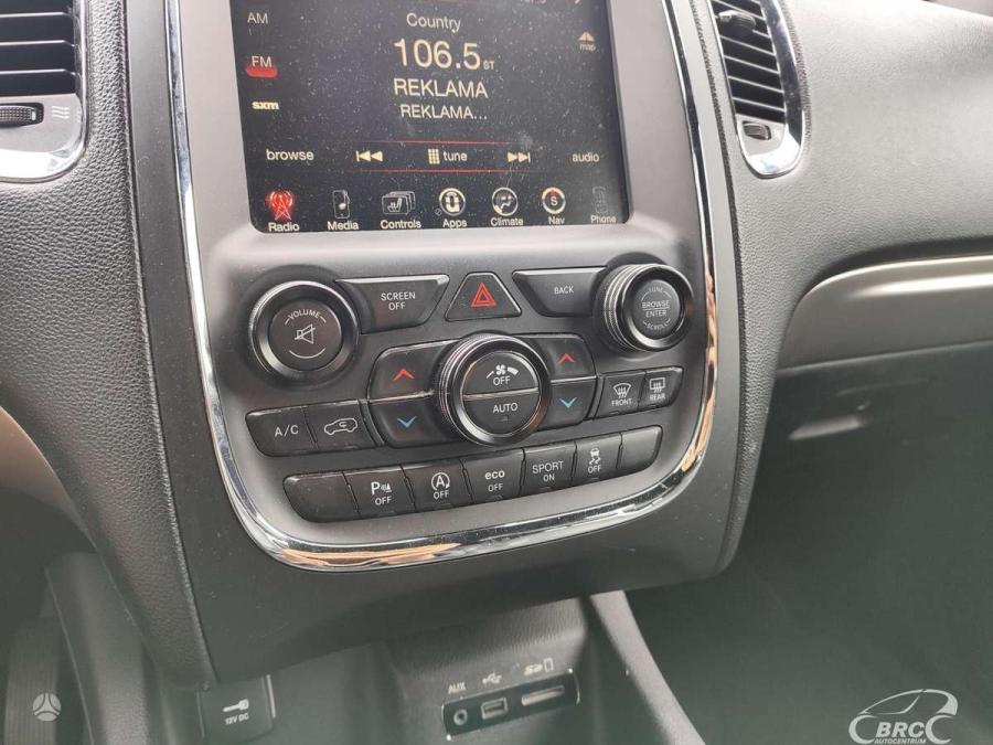White Dodge Durango 2017 in Klaipeda, with an engine capacity of 3.60 L and mileage of 189 thousand km for 12900 €, photo 32 on AUTOMOTO.COM.LV