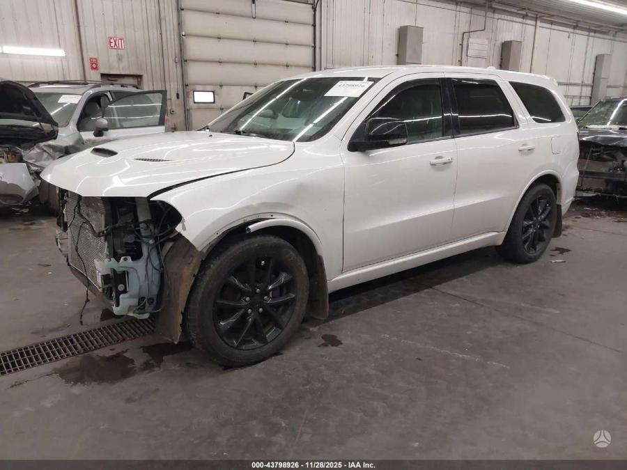 Balts Dodge Durango 2018 Klaipėda, ar dzinēja tilpumu 5.65 L un nobraukumu 236 tūkst. km par 9800 €, foto 2 vietnē AUTOMOTO.COM.LV