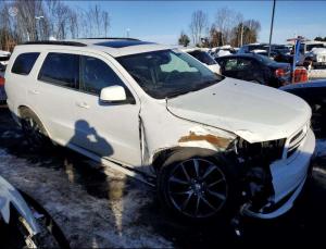 White Dodge Durango 2018 in Telschi, with an engine capacity of 3.60 L and mileage of 219 thousand km for 9900 €, photo 4 on AUTOMOTO.COM.LV