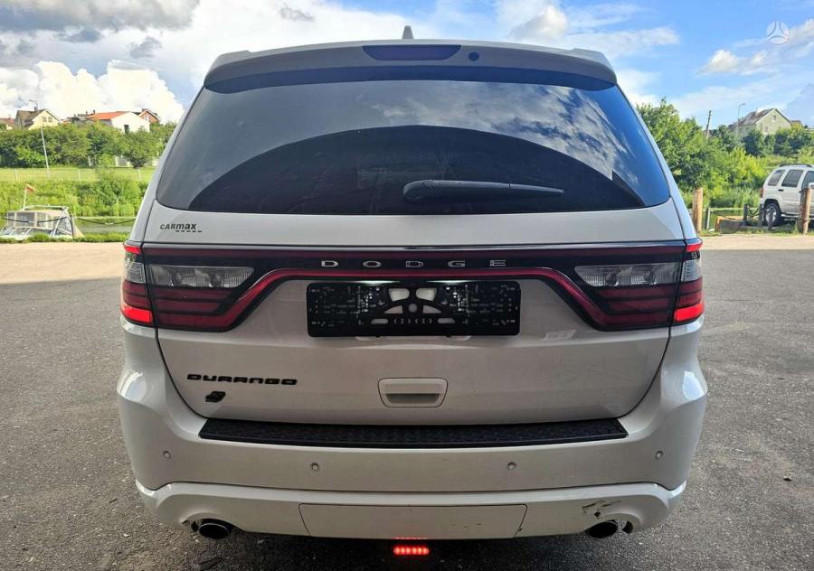 Balts Dodge Durango 2018 Klaipėda, ar dzinēja tilpumu 3.60 L un nobraukumu 178 tūkst. km par 11999 €, foto 6 vietnē AUTOMOTO.COM.LV