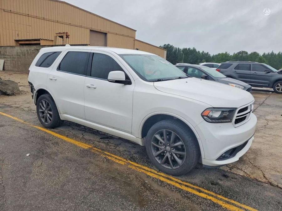 Balts Dodge Durango 2018 Šauļi, ar dzinēja tilpumu 3.60 L un nobraukumu 254 tūkst. km par 10400 €, foto 1 vietnē AUTOMOTO.COM.LV