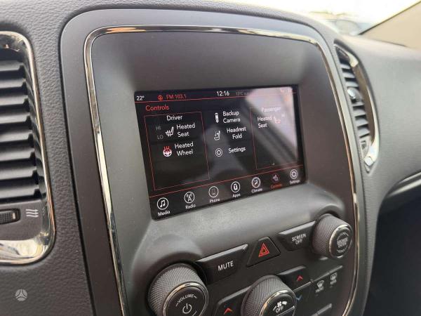 Balts Dodge Durango 2018 Šauļi, ar dzinēja tilpumu 3.60 L un nobraukumu 256 tūkst. km par 9900 €, foto 11 vietnē AUTOMOTO.COM.LV