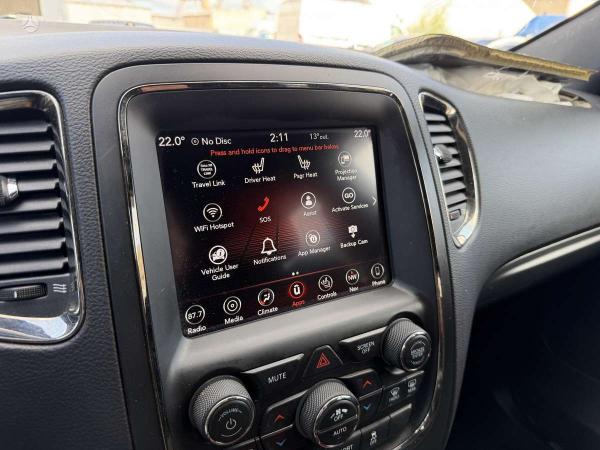 White Dodge Durango 2019 in Siauliai, with an engine capacity of 5.65 L and mileage of 214 thousand km for 11900 €, photo 10 on AUTOMOTO.COM.LV