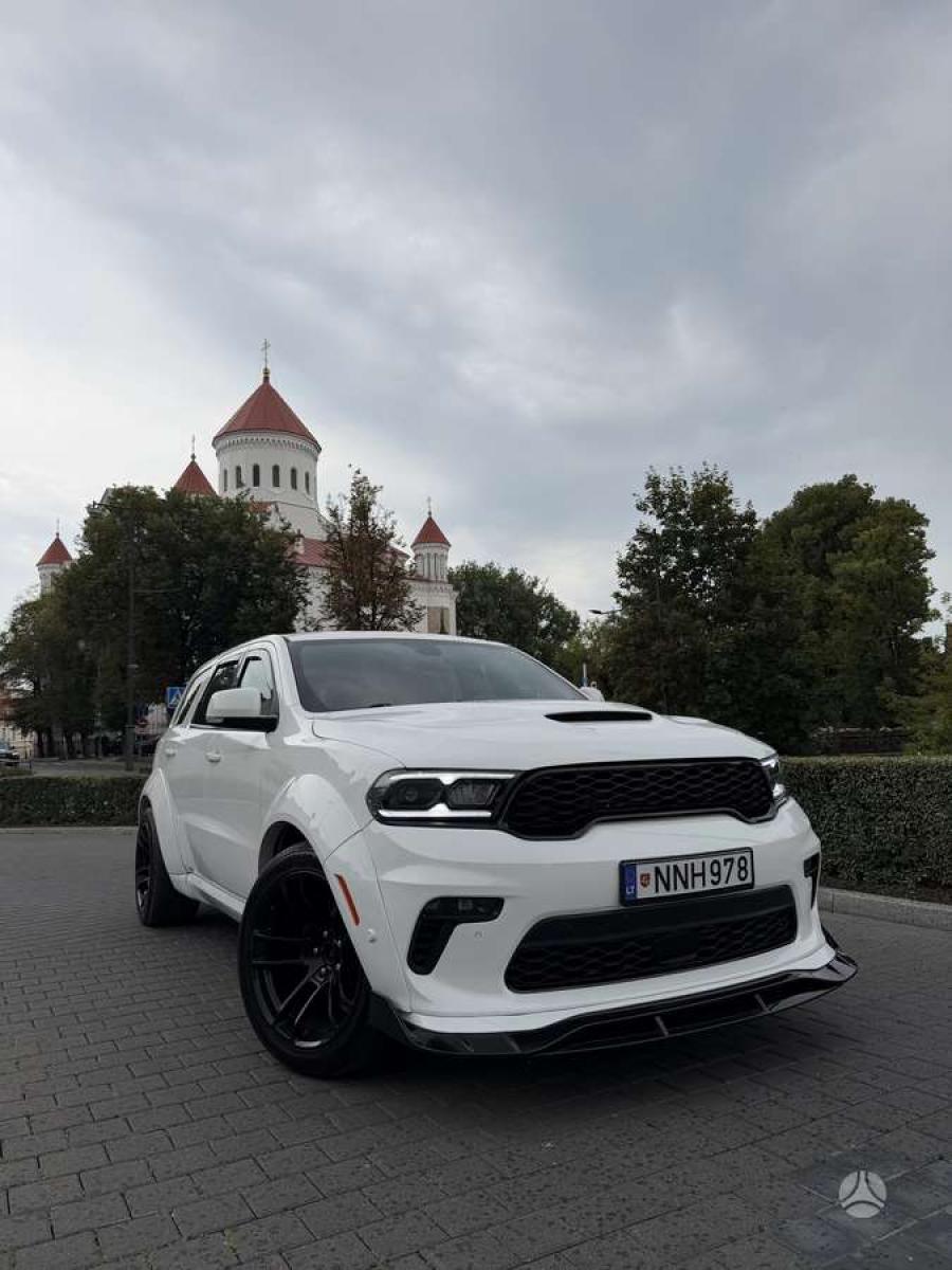 Balts Dodge Durango 2019 Viļņa, ar dzinēja tilpumu 5.70 L un nobraukumu 191 tūkst. km par 24500 €, foto 1 vietnē AUTOMOTO.COM.LV