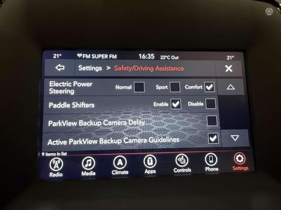 White Dodge Durango 2020 in Vilnius, with an engine capacity of 3.60 L and mileage of 193 thousand km for 18300 €, photo 21 on AUTOMOTO.COM.LV