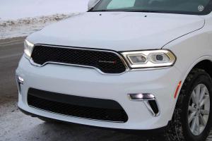 White Dodge Durango 2022 in Vilnius, with an engine capacity of 3.60 L and mileage of 82 thousand km for 24999 €, photo 9 on AUTOMOTO.COM.LV