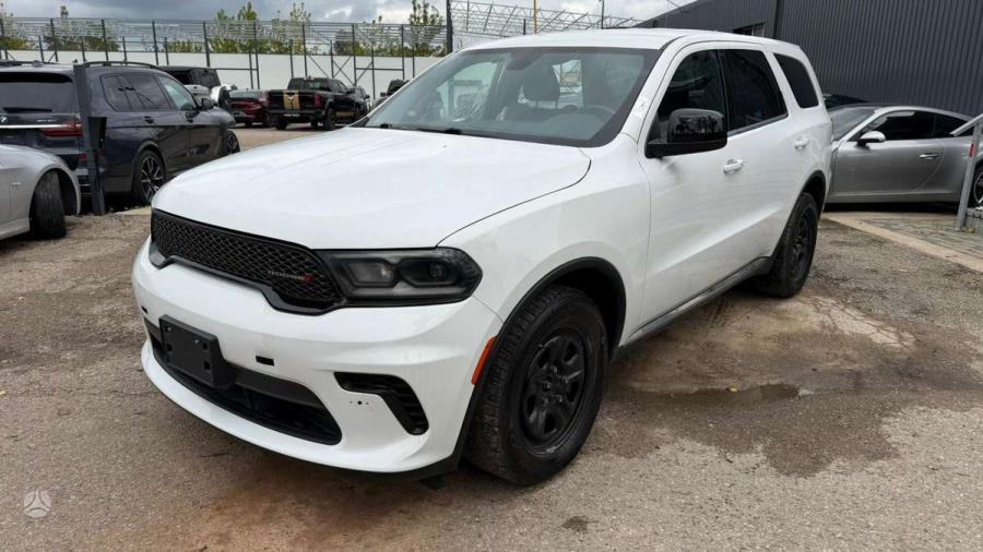 Balts Dodge Durango 2023 Ukmergė, ar dzinēja tilpumu 5.65 L un nobraukumu 82 tūkst. km par 14999 €, foto 1 vietnē AUTOMOTO.COM.LV