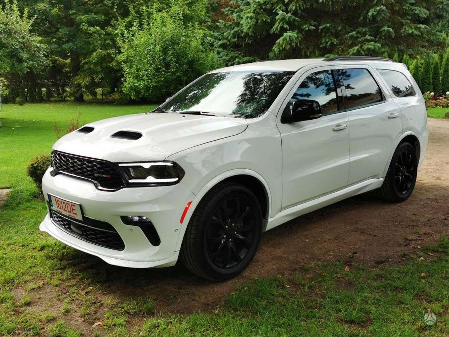 Balts Dodge Durango 2024 Šauļi, ar dzinēja tilpumu 5.70 L un nobraukumu 29 tūkst. km par 31499 €, foto 1 vietnē AUTOMOTO.COM.LV