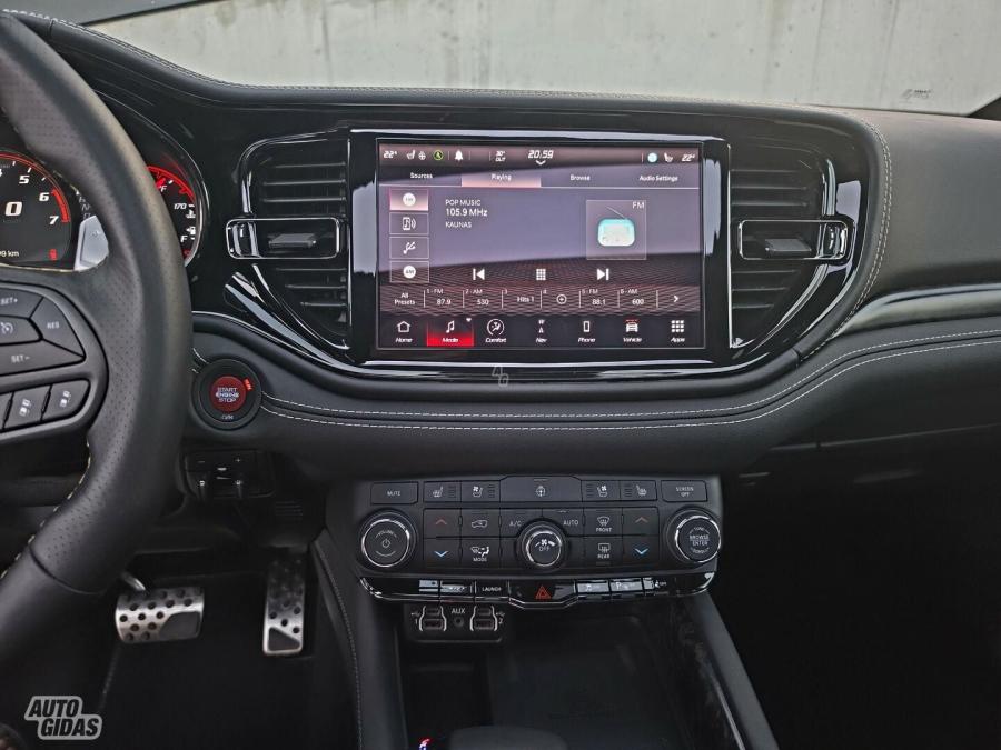 White Dodge Durango 2025 in Kaunas, with an engine capacity of 6.40 L and mileage of 4 thousand km for 54999 €, photo 19 on AUTOMOTO.COM.LV