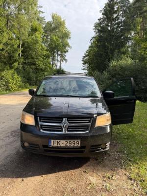 Black Dodge Grand Caravan 2008 in Riga, with an engine capacity of 3.80 L and mileage of 343 thousand km for 600 €, photo  on AUTOMOTO.COM.LV