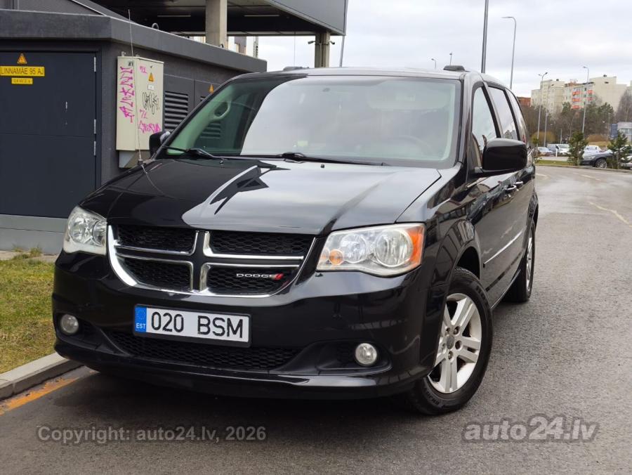Black Dodge Grand Caravan 2013 in Tallinn, with an engine capacity of 3.60 L and mileage of 267 thousand km for 3999 €, photo 1 on AUTOMOTO.COM.LV