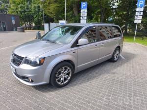 Grey Dodge Grand Caravan 2019 in Riga, with an engine capacity of 3.60 L and mileage of 196 thousand km for 15999 €, photo  on AUTOMOTO.COM.LV