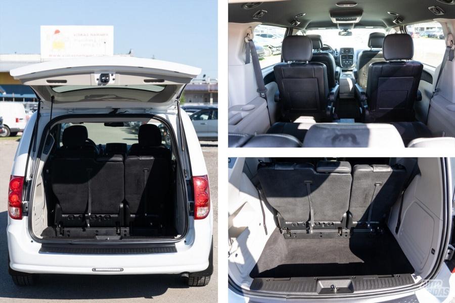 White Dodge Grand Caravan 2019 in Siauliai, with an engine capacity of 3.60 L and mileage of 194 thousand km for 9300 €, photo 21 on AUTOMOTO.COM.LV