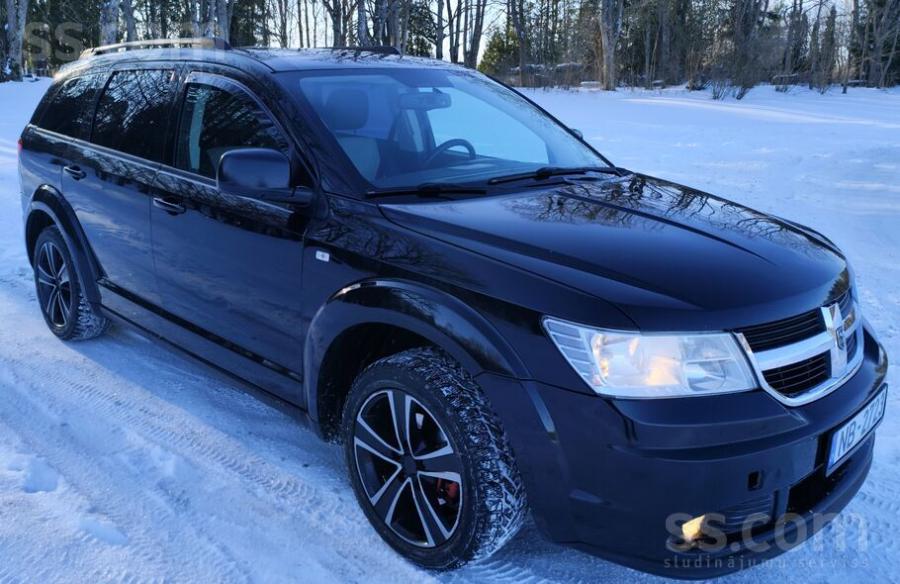 Melns Dodge Journey 2008 Tukums, ar dzinēja tilpumu 2.00 L un nobraukumu 305 tūkst. km par 4500 €, foto 1 vietnē AUTOMOTO.COM.LV
