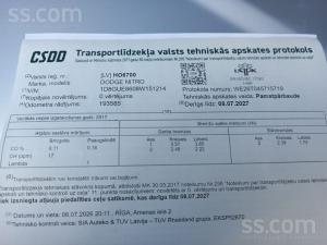 Grey Dodge Nitro 2011 in Riga, with an engine capacity of 4.00 L and mileage of 194 thousand km for 3900 €, photo 20 on AUTOMOTO.COM.LV