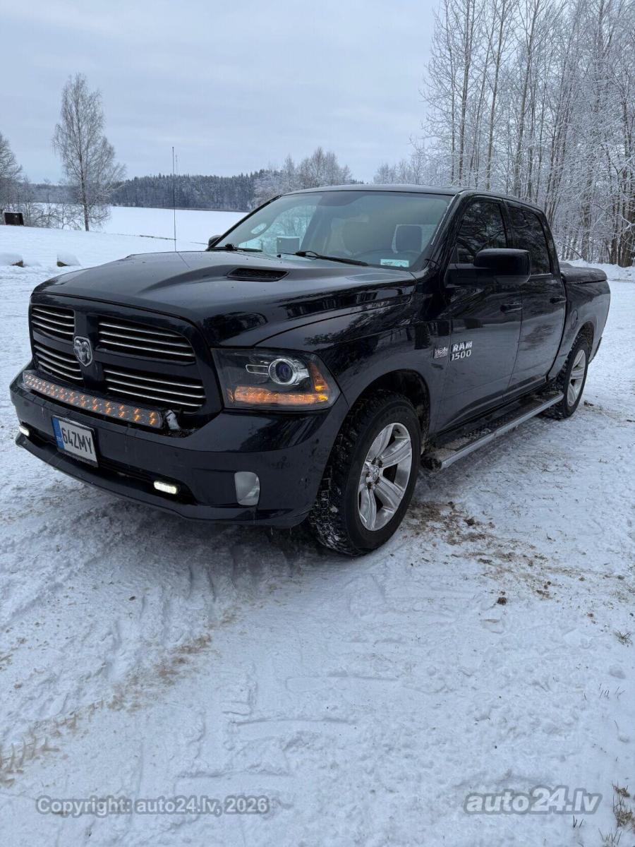 Black Dodge RAM 2015 in Tallinn, with an engine capacity of 5.70 L and mileage of 302 thousand km for 23000 €, photo 1 on AUTOMOTO.COM.LV