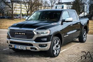 Melns Dodge RAM 2020 Rīga, ar dzinēja tilpumu 3.00 L un nobraukumu 185 tūkst. km par 39990 €, foto  vietnē AUTOMOTO.COM.LV
