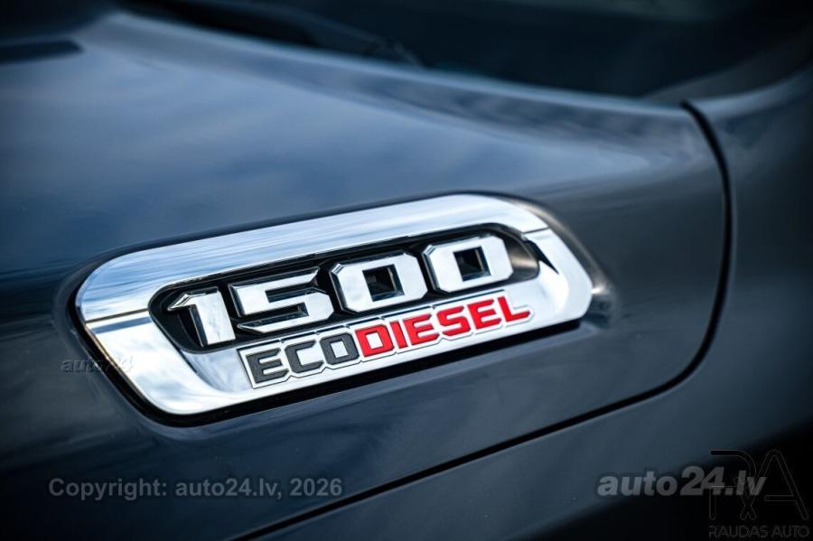Black Dodge RAM 2020 in Riga, with an engine capacity of 3.00 L and mileage of 185 thousand km for 39990 €, photo 18 on AUTOMOTO.COM.LV