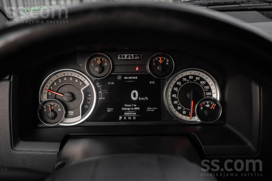 Melns Dodge RAM 2013 Bauska, ar dzinēja tilpumu 5.70 L un nobraukumu 213 tūkst. km par 18500 €, foto 20 vietnē AUTOMOTO.COM.LV