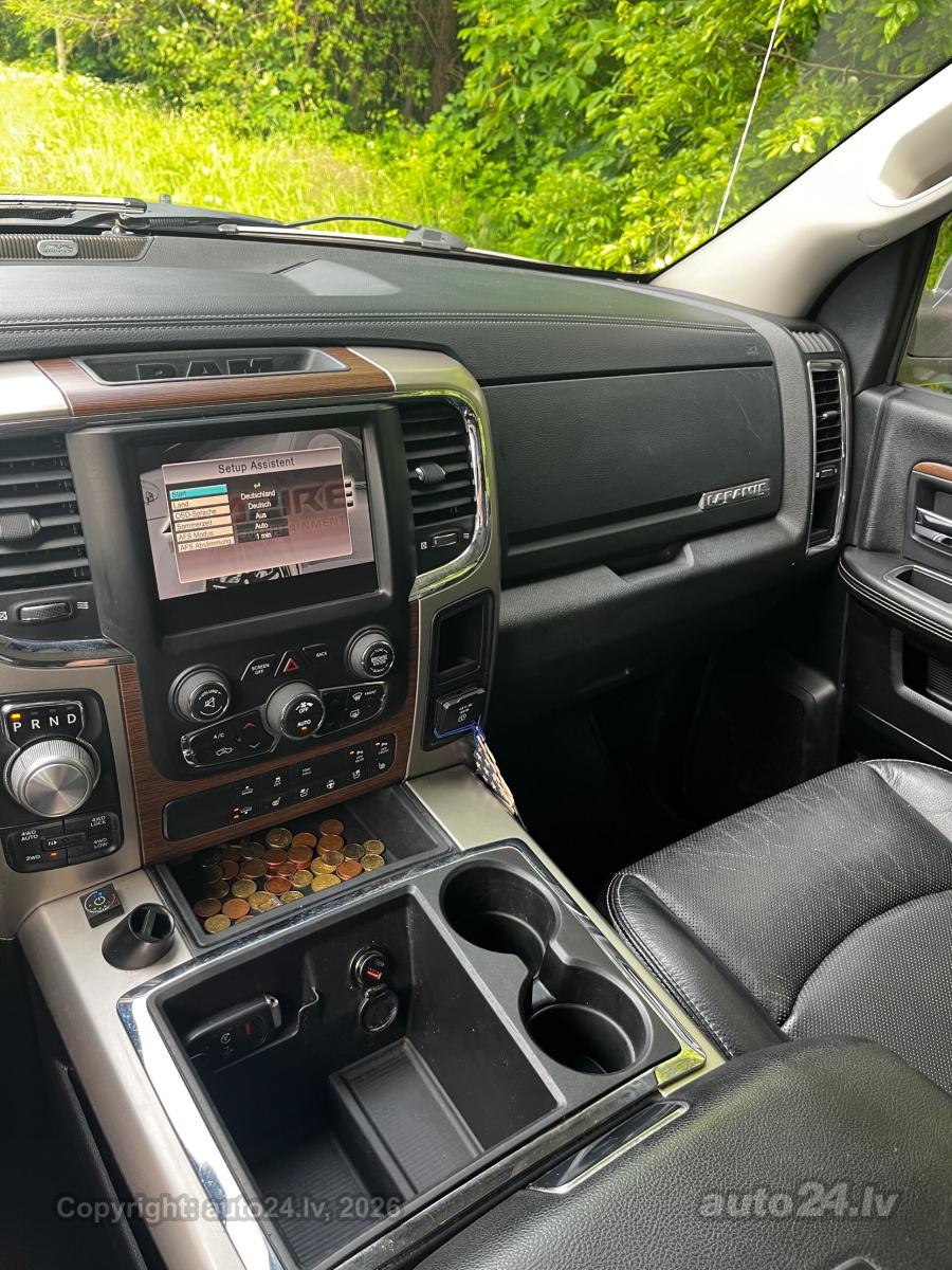 Black Dodge RAM 2014 in Tallinn, with an engine capacity of 5.70 L and mileage of 0 thousand km for 19500 €, photo 9 on AUTOMOTO.COM.LV