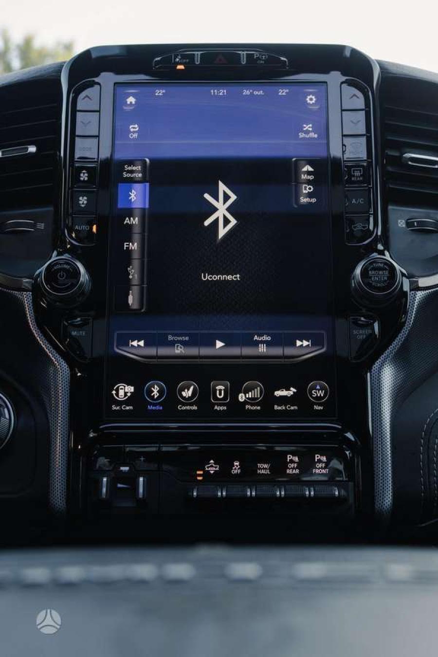 Melns Dodge RAM 2019 Kretinga, ar dzinēja tilpumu 5.70 L un nobraukumu 155 tūkst. km par 36500 €, foto 14 vietnē AUTOMOTO.COM.LV