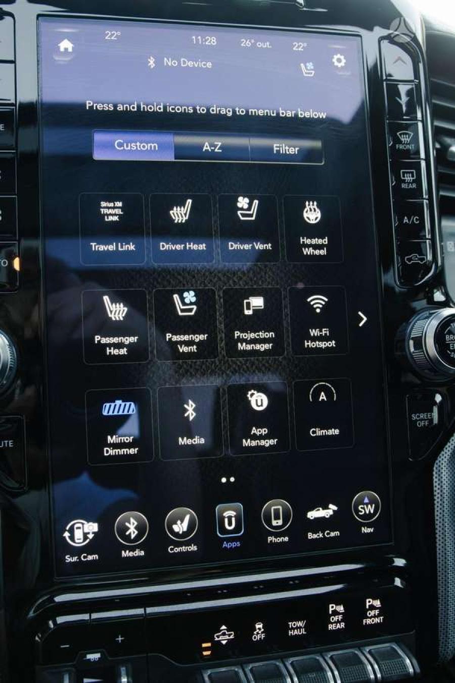 Melns Dodge RAM 2019 Kretinga, ar dzinēja tilpumu 5.70 L un nobraukumu 155 tūkst. km par 36500 €, foto 41 vietnē AUTOMOTO.COM.LV