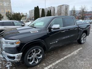 Black Dodge RAM 2020 in Riga, with an engine capacity of 3.00 L and mileage of 180 thousand km for 42000 €, photo 2 on AUTOMOTO.COM.LV