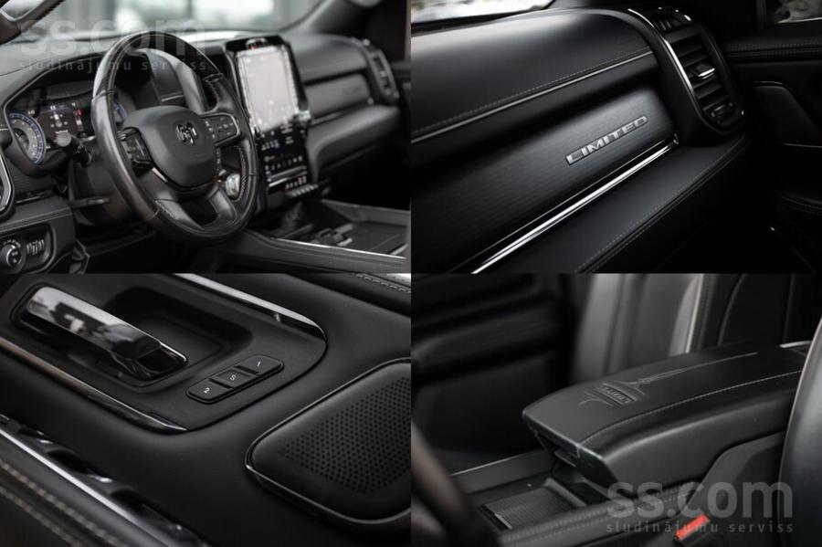 Melns Dodge RAM 2022 Jelgava, ar dzinēja tilpumu 5.70 L un nobraukumu 55 tūkst. km par 62900 €, foto 26 vietnē AUTOMOTO.COM.LV