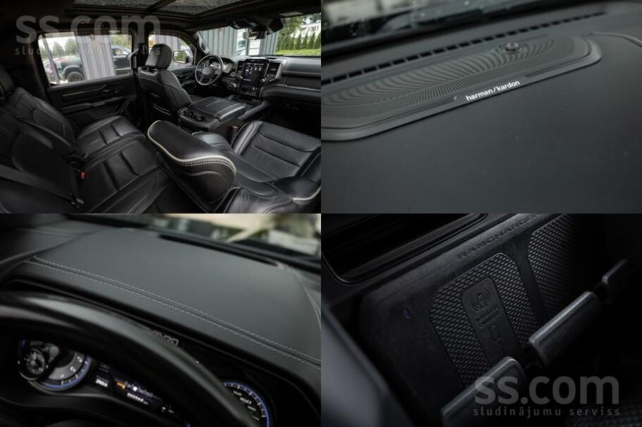 Melns Dodge RAM 2022 Jelgava, ar dzinēja tilpumu 5.70 L un nobraukumu 55 tūkst. km par 62900 €, foto 27 vietnē AUTOMOTO.COM.LV