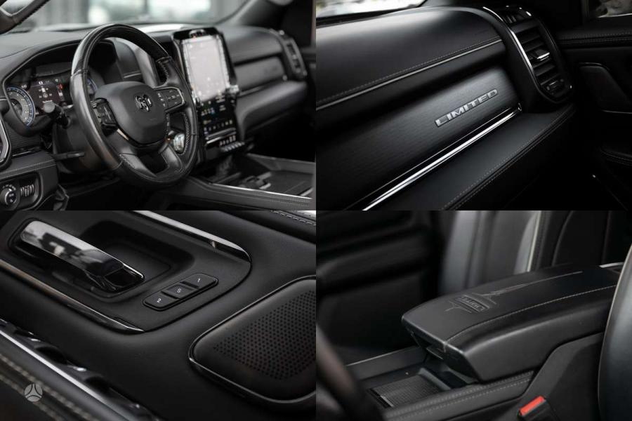 Melns Dodge RAM 2022 Jelgava, ar dzinēja tilpumu 5.70 L un nobraukumu 55 tūkst. km par 62900 €, foto 13 vietnē AUTOMOTO.COM.LV