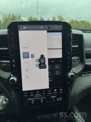 Melns Dodge RAM 2025 Ogre, ar dzinēja tilpumu 3.00 L un nobraukumu 7 tūkst. km par 85000 €, foto 13 vietnē AUTOMOTO.COM.LV