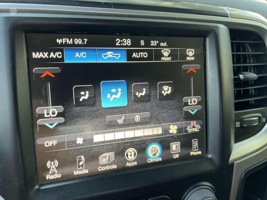 Zils Dodge RAM 2017 Viļņa, ar dzinēja tilpumu 5.70 L un nobraukumu 162 tūkst. km par 16000 €, foto 25 vietnē AUTOMOTO.COM.LV