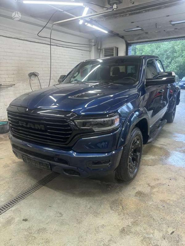 Blue Dodge RAM 2024 in Klaipeda, with an engine capacity of 5.70 L and mileage of 18 thousand km for 39500 €, photo 1 on AUTOMOTO.COM.LV