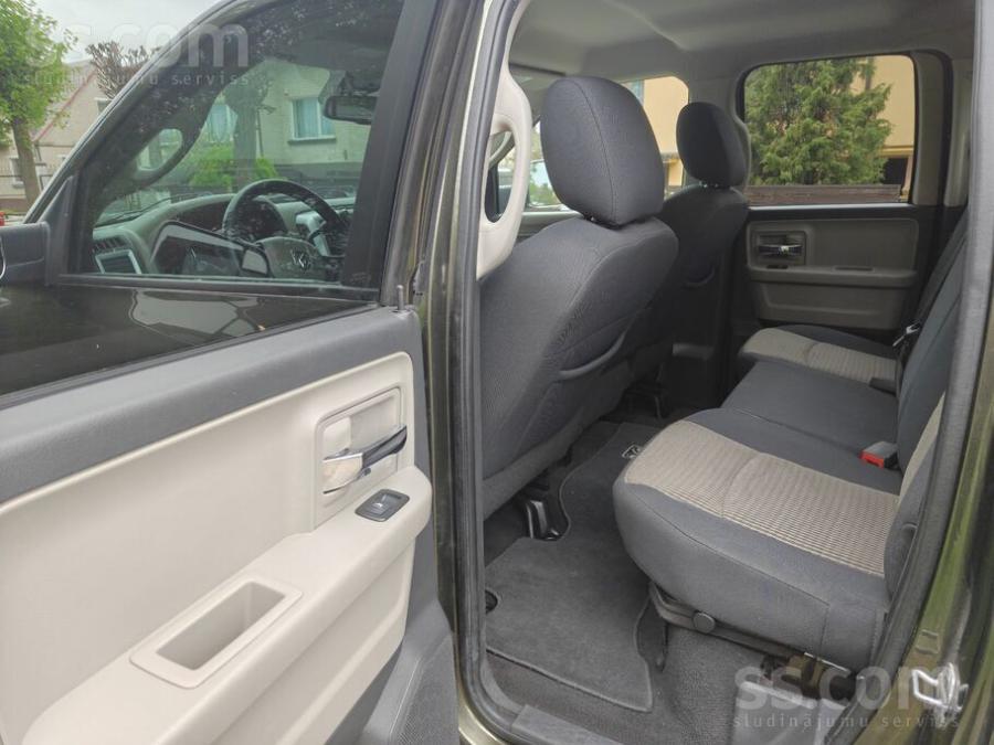 Zaļš Dodge RAM 2012 Jelgava, ar dzinēja tilpumu 5.70 L un nobraukumu 395 tūkst. km par 12900 €, foto 13 vietnē AUTOMOTO.COM.LV