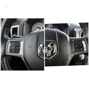 Grey Dodge RAM 2016 in Vilnius, with an engine capacity of 3.00 L and mileage of 198 thousand km for 18600 €, photo 54 on AUTOMOTO.COM.LV