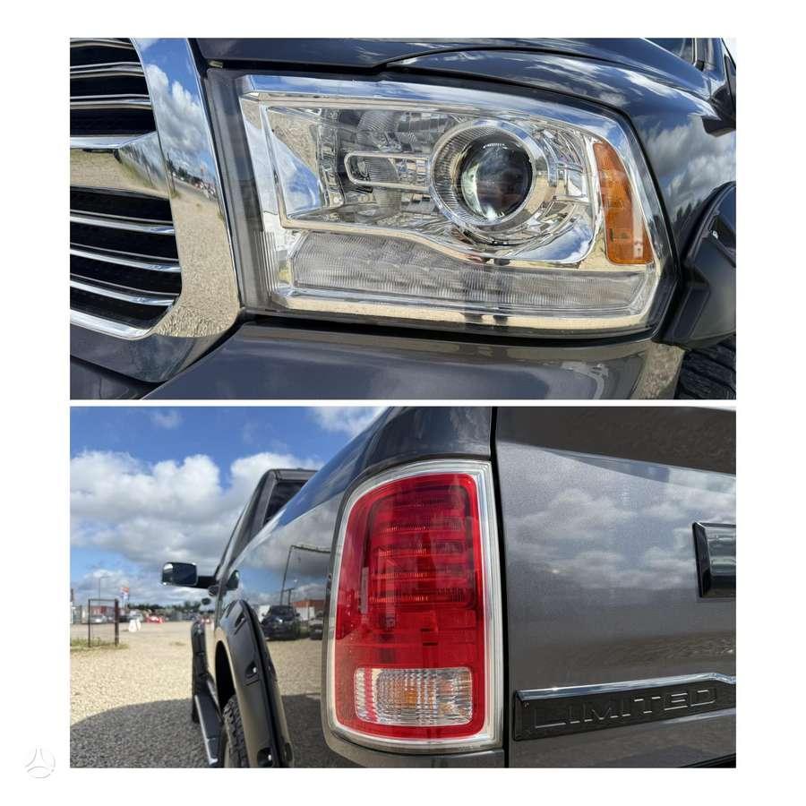 Grey Dodge RAM 2016 in Vilnius, with an engine capacity of 3.00 L and mileage of 198 thousand km for 18600 €, photo 90 on AUTOMOTO.COM.LV