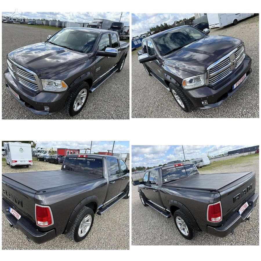 Grey Dodge RAM 2016 in Vilnius, with an engine capacity of 3.00 L and mileage of 198 thousand km for 18600 €, photo 92 on AUTOMOTO.COM.LV