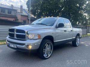 Grey Dodge RAM 2003 in Riga, with an engine capacity of 4.70 L and mileage of 218 thousand km for 8990 €, photo 1 on AUTOMOTO.COM.LV