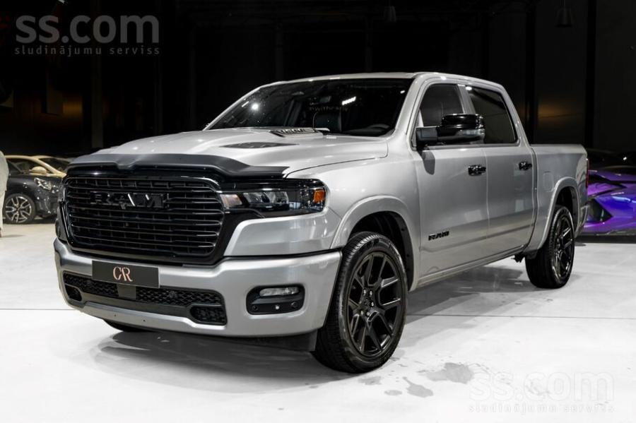 Grey Dodge RAM 2025 in Riga, with an engine capacity of 3.00 L and mileage of 15 thousand km for 55000 €, photo 1 on AUTOMOTO.COM.LV