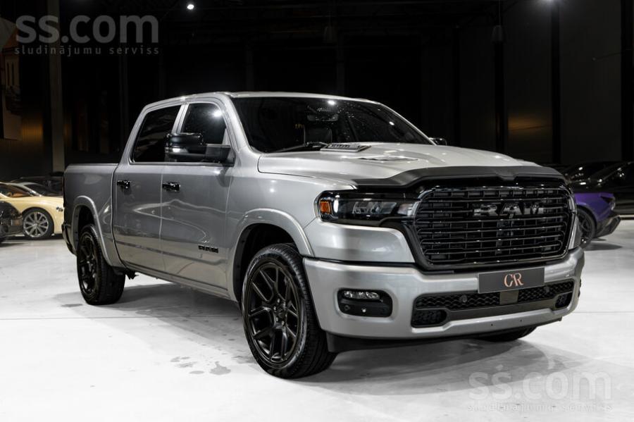 Grey Dodge RAM 2025 in Riga, with an engine capacity of 3.00 L and mileage of 15 thousand km for 55000 €, photo 4 on AUTOMOTO.COM.LV