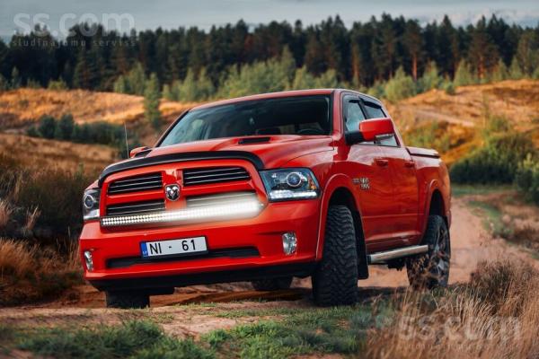 Dodge RAM 2015 in Riga on AUTOMOTO.COM.LV Red Dodge RAM 2015 in Riga, with an engine capacity of 5.70 L and mileage of 237 thousand km for 26500 β¬, photo 9 on AUTOMOTO.COM.LV