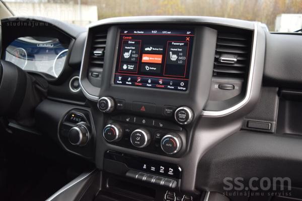 Red Dodge RAM 2020 in Riga, with an engine capacity of 3.00 L and mileage of 156 thousand km for 31900 €, photo 6 on AUTOMOTO.COM.LV